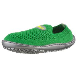 Barfu&szlig;schuh Leguano "LEGUANITO SCIO", M&auml;dchen, Gr. 23, gr&uuml;n, Textil, Schuhe Barfu&szlig;schuh, Sneaker, Slipper, Schlupfschuh, Komfortschuh im Knitwear Look