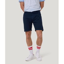 Chinoshorts "LENNY chino shorts", Herren, Gr. 32, N-Gr, blau (night sky), Web, Obermaterial: 98% Baumwolle, 2% Elasthan, Pioneer Authentic Jeans, unifarben, regular fit kniefrei, Hosen Chinoshorts, Sommerhose im Four-Pocket Style