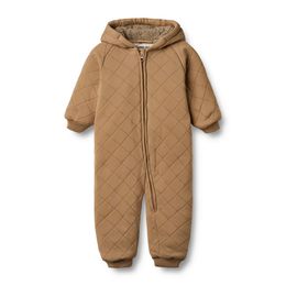 Schneeoverall Wheat "Thermo Suit Krammo", Jungen, Gr. 80, N-Gr, hazel, Obermaterial: 100% Polyester, unifarben, figurbetont, Overalls Schneeoverall, wasserdicht