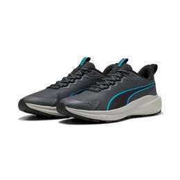 Laufschuh Puma "SKYROCKET LITE TRAIL", Damen, Gr. 44, blau (dusky gray, speed blau), Textil, Schuhe Laufschuh