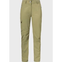 Sch&ouml;ffel Outdoorhose SCH&Ouml;FFEL "Pants Kitzstein L", Damen, Gr. 46, Normalgr&ouml;&szlig;en, gr&uuml;n (4605, gr&uuml;n), Oberstoff: 95% Nylon 5% Elasthan, Hosen Outdoorhose