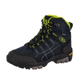 Br&uuml;tting Wanderschuh BR&Uuml;TTING "Outdoorstiefel Mount Shasta Kids Hi", Jungen, Gr. 39, blau, Synthetik, Schuhe Wanderschuh