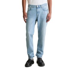 Marc O'Polo Tapered-fit-Jeans MARC O'POLO DENIM, Herren, Gr. 29, L&auml;nge 30, light blau, Denim/Jeans, Obermaterial: 99% Baumwolle, 1% Elasthan, Jeans Tapered-fit-Jeans, mit dezenter Waschung