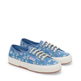 Sneaker Superga "2750 SANGALLO", Damen, Gr. 39, blau (blau indaco, favorio), Textil, Schuhe Sneaker