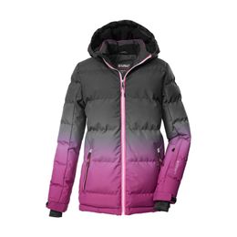 Skijacke Killtec "KSW 330 GRLS SKI QLTD JCKT", M&auml;dchen, Gr. 176, himbeere, Oberstoff: 100% Polyester, Futter: 100% Polyester, F&uuml;llung: 100% Polyester, Jacken Skijacke, Wasserabweisende Winterjacke, atmungsaktiv, verstellbare Kapuze