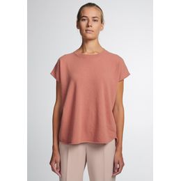 Pullunder Eterna, Damen, Gr. XL, rot (sunset rot), 30% Kaschmir, 70% Schurwolle, normal, Pullover Pullunder