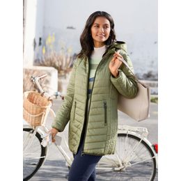 Wendejacke Casual Looks, Damen, Gr. 54, gr&uuml;n (schilf), 100% Polyester, Wattierung:100% Polyester, unifarben, Jacken Wendejacke