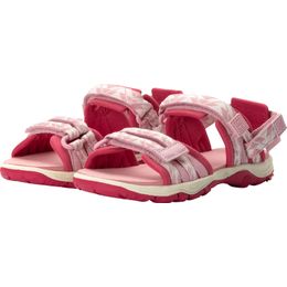 Sandale Jack Wolfskin "2 IN 1 SANDAL K", M&auml;dchen, Gr. 35, rosa (rosa, pink), Textil, Schuhe Sandale