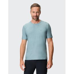 Funktionsshirt Joy Sportswear "T-SHIRT VITUS", Herren, Gr. 50, seafoam meliert, Stoff, Obermaterial: 90% Polyester, 10% Elasthan, Rundhals, Shirts Funktionsshirt