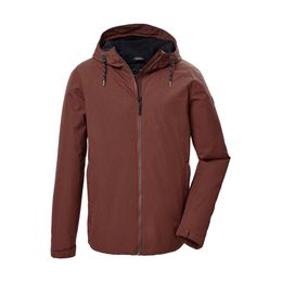 G.I.G.A. by Killtec Funktionsjacke "GW 32 MN JCKT", Herren, Gr. S, rot (rostrot), Obermaterial: 100% Polyester;Futter: 100% Polyester;F&uuml;llung: 100% Polyester, G.I.G.A. DX BY KILLTEC, Jacken Funktionsjacke, Wasserdicht, atmungsaktiv, warmes Fleece, verstellbare Details