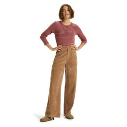 Outdoorhose Roxy "Surf On Cloud Cord", Damen, Gr. 27S, woodsmoke, Obermaterial: 100% Walkfrottier;, Hosen Outdoorhose