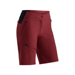 Outdoorhose Maier Sports "Inara Short Vario", Herren, Gr. 44, Normalgr&ouml;&szlig;en, rot (weinrot), 90% Polyamid; 10% Elasthan, Hosen Outdoorhose, Damen Shorts, kurze Wanderhose, Outdoor-Hose, 4 Taschen, Regular Fit