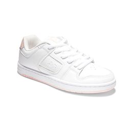Sneaker DC Shoes "Manteca 4", Damen, Gr. 5,5(36,5), pink (wei&szlig;, pink), Obermaterial:53.02% Leder, 46.98% Synthetikmaterial;, Schuhe Sneaker