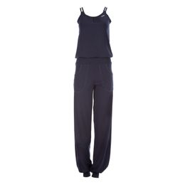 Jumpsuit WINSHAPE "WJS1", Damen, Gr. XL, Normalgr&ouml;&szlig;en, blau (night blau), 90% Baumwolle, 10% Elasthan, Overalls Jumpsuit