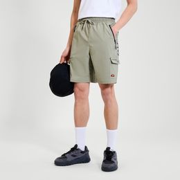 Cargoshorts Ellesse "GAIANO CARGO SHORT", Herren, Gr. XXL, N-Gr, gr&uuml;n (khaki), Obermaterial: 95% Polyamid, 5% Elasthan, Hosen Cargoshorts