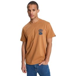 T-Shirt Quiksilver "Evo Blossom Of Peace", Herren, Gr. XS, tobacco braun, Obermaterial: 100% Walkfrottier;, Shirts T-Shirt