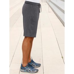Bermudas CLASSIC, Herren, Gr. 52/54, Normalgr&ouml;&szlig;en, blau (marine, anthrazit, meliert), 100% Baumwolle, Doppelpack-Farbe anthrazit-meliert:40% Polyester, 60% Baumwolle, Doppelpack-Farbe grau-meliert:10% Viskose, 90% Baumwolle, meliert, unifarben, kurz, Hosen Bermudas