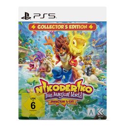 KNIGHTS PEAK Spielesoftware "Nikoderiko: The Magical World Directors Cut - Collectors Edition", transparent (ohne farbbezeichnung), PlayStation 5, Spielesoftware, Mit Artbook, OST-CD, physischem Spiel und sammelbarer Schubbox., Spielesoftware