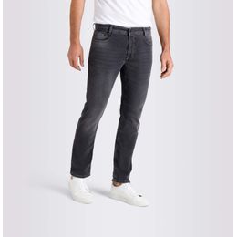 Tapered-fit-Jeans MAC "Jog&acute;n Jeans", Herren, Gr. 36, L&auml;nge 32, grau (grau used), Denim/Jeans, Obermaterial: 90% Baumwolle, 8% Polyester, 2% Elasthan, unifarben, regular fit lang, Jeans Tapered-fit-Jeans, im Five-Pocket Style