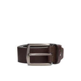Lederg&uuml;rtel Tommy Hilfiger "DENTON 3.5 cm breit", Herren, Gr. 100, coffee bean, Web, Rindsleder, G&uuml;rtel Lederg&uuml;rtel, Gr&ouml;&szlig;enverstellbar