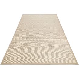Teppich Esprit "Paulsen ESP-42078", beige, B:160cm H:10mm L:230cm, Baumwolle, Polyester, Teppiche, Teppich, Wendeteppich im modernen Design, Wohnzimmer