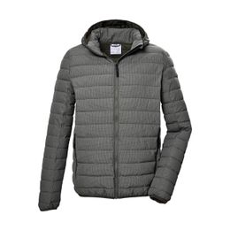 G.I.G.A. by Killtec Steppjacke "GS 84 MN QLTD JCKT", Herren, Gr. M, grau (stahlgrau), Obermaterial: 100% Polyester;Futter: 100% Polyester;F&uuml;llung: 100% Polyester, G.I.G.A. DX BY KILLTEC, Jacken Steppjacke, Herren Steppjacke m. abnehm. Kapuze, wasserabweisend, winddicht