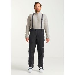 Skihose Jack Wolfskin "FLOWLINE PRO 2L INS PANTS M", Herren, Gr. M (50), Normalgr&ouml;&szlig;en, schwarz, Obermaterial: 100% Polyester. F&uuml;llung: 100% Polyester. Futter: 100% Polyester, Hosen Skihose