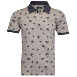 Poloshirt Ragman, Herren, Gr. 6XL, braun (kitt, 881), Piqu&eacute;, Baumwolle, regular fit, Shirts Poloshirt