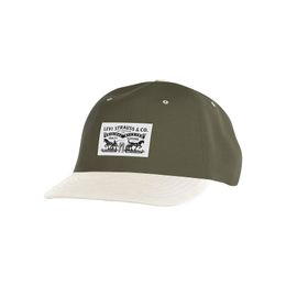 Levi's Baseball Cap LEVI'S "RELAXED HERITAGE", Damen, gr&uuml;n (olive), Baumwolle, unifarben, Caps Baseball Cap, Unisex