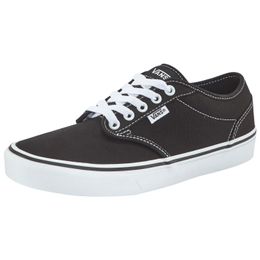 Sneaker Vans "ATWOOD", Damen, Gr. 36,5, schwarz-wei&szlig; ((canvas) schwarz, wei&szlig;), Textil, Schuhe Sneaker