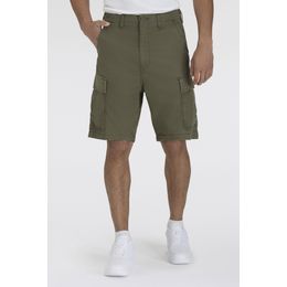Levi's Cargoshorts LEVI'S "CARRIER CARGO", Herren, Gr. 36, N-Gr, gr&uuml;n (olive night), Denim/Jeans, Obermaterial: 100% Baumwolle, bequem knielang, Hosen Cargoshorts, Sommerhose