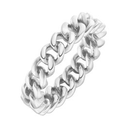 Fingerring Lady Gr. 20, silber (silber 925), Fingerringe, Damen, 20, Silber 925 (Sterlingsilber), Fingerring