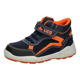 Sneaker Lico "Freizeitstiefel Nabudo VS", Jungen, Gr. 26, blau, Veloursleder, Schuhe Sneaker