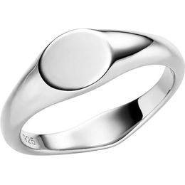 Siegelring Firetti "Schmuck Geschenk Silber 925 Fingerring Ring" Gr. 56, silber (silberfarben), Fingerringe, Damen, 56, Silber 925 (Sterlingsilber), 3mm, Siegelring, Exklusiv bei uns