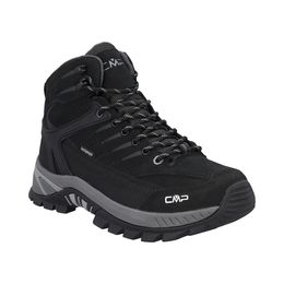 Wanderschuh CMP "RIGEL 2.0 MID WP TREKKING SHOES", Herren, Gr. 45, nero, grau, Leder, Schuhe Wanderschuh, wasserdicht