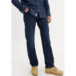 Levi's Straight-Jeans LEVI'S "505", Herren, Gr. 38, L&auml;nge 32, nail loop, Denim/Jeans, Obermaterial: 99% Baumwolle, 1% Elasthan, unifarben, regular fit lang, Jeans Straight-Jeans, REGULAR
