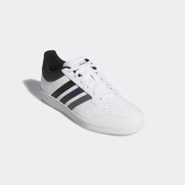 Sneaker adidas Sportswear "HOOPS 4.0", Herren, Gr. 44,5, schwarz (ftwwht, cschwarz, shanav), Synthetik, Schuhe Sneaker