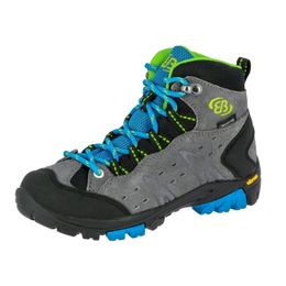 Br&uuml;tting Outdoorschuh BR&Uuml;TTING "Outdoorstiefel Mount Bona High Kids", M&auml;dchen, Gr. 30, grau, Veloursleder, Schuhe Outdoorschuh