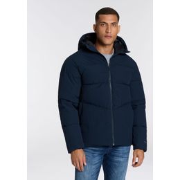 Jack & Jones Steppjacke JACK & JONES "JJGUARD &ndash; Steppjacke mit Wattierung und Rei&szlig;verschluss", Herren, Gr. S, blau (sky captain), Web, Obermaterial: 100% Polyester, unifarben, normal, gerader Abschluss, Jacken Steppjacke, modisch, regular fit, Web