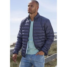 H.I.S. Steppjacke H.I.S, Herren, Gr. M (48/50), blau (marine), Obermaterial: 100% Polyester. Futter: 100% Polyester, unifarben, Basic, Jacken Steppjacke, leicht und gut zu verstauen