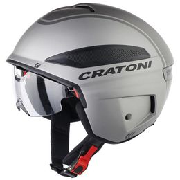 Fahrradhelm Cratoni "VIGOR" Gr. 60, grau (stone matt), Helme, 60/61 Kopfumfang: 60cm - 61cm, matt, Fahrradhelm