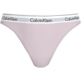 Tanga "HIGH LEG TANGA", Damen, Gr. XXL (46), cradle pink, Jersey, Obermaterial: 53% Baumwolle, 35% Modal, 12% Elasthan, Calvin Klein Underwear, unifarben, k&ouml;rpernah, Unterhosen Tanga, K&ouml;rpernahe Passform mit elastischem Bund
