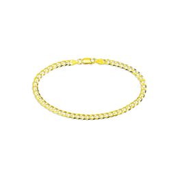 Armband Bruno Banani "Schmuck Geschenk Silber 925 Armschmuck Armkette Panzerkette" Gr. 21, gold (gelbgoldfarben), Armb&auml;nder, Herren, 21, Silber 925 (Sterlingsilber), Armband