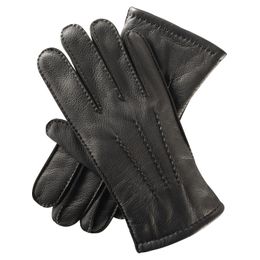 Lederhandschuhe Babista "Handschuh LUCIVELLO", Herren, Gr. Blacklist, schwarz, Obermaterial: 100% Rindsleder Leather cow., Handschuhe Lederhandschuhe, aus Hirschleder