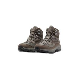 Wanderschuh Jack Wolfskin "CYROX TEXAPORE MID M", Herren, Gr. 45, braun (cold coffee), Synthetik, Textil, Schuhe Wanderschuh, wasserdicht, Trekkingschuh