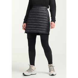 A-Linien-Rock Jack Wolfskin "ROUTEBURN PRO INS SKIRT W", Damen, Gr. XL (46), schwarz, Obermaterial: 100% Polyester, R&ouml;cke A-Linien-Rock