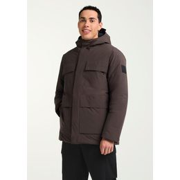 Winterjacke Jack Wolfskin "BRANDENBURGER JKT M", Herren, Gr. L (52), peat, Obermaterial: 100% Polyester. F&uuml;llung: 100% Polyester. Futter: 100% Polyester, Jacken Winterjacke
