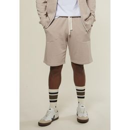Sweatshorts Kangaroos, Herren, Gr. S (44/46), N-Gr, beige, angeraute Sweatware, Obermaterial: 60% Baumwolle, 40% Polyester, unifarben, bequem kurz, Hosen Sweatshorts, seitliche Taschen, kontrast B&auml;nder