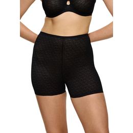 Lange Unterhose Triumph "Signature Sheer", Damen, Gr. 46, schwarz, Obermaterial: 62% Elasthan, 38% Polyamid, figurbetont, Unterhosen Lange Unterhose, weich, extra d&uuml;nner Bund, elastisch, Monogramm-Design