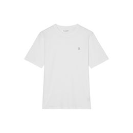Marc O'Polo T-Shirt MARC O'POLO "T-Shirt Small-Logo 1er Pack", Herren, Gr. S, wei&szlig;, Obermaterial: 100% Baumwolle CO., Shirts T-Shirt